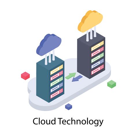 Cloud Technology Elements Vector Art At Vecteezy