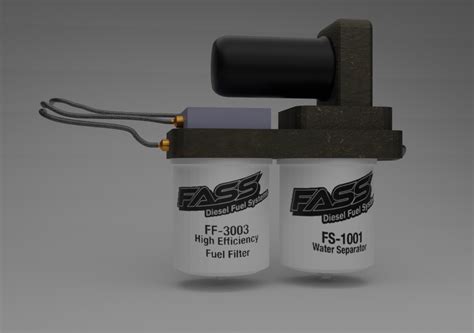 Fass Fuel Lift Pump X Fass Fuel System Renders Cgtrader