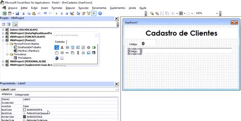 Criar Formulário De Cadastro De Clientes Vba Excel Guia Do Excel