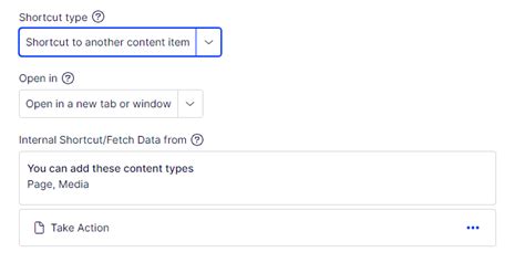 Shortcuts With Query String Are Automatically Converted To Conten