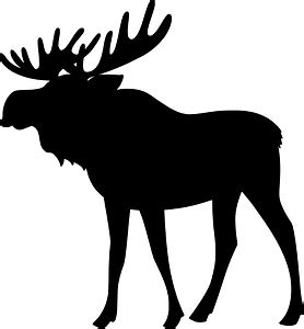 Moose Free Vector Silhouettes On