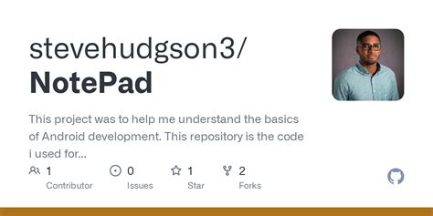 Github Stevehudgson3notepad This Project Was To Help Me Understand