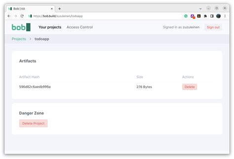Using Bob With Github Actions Bob Docs
