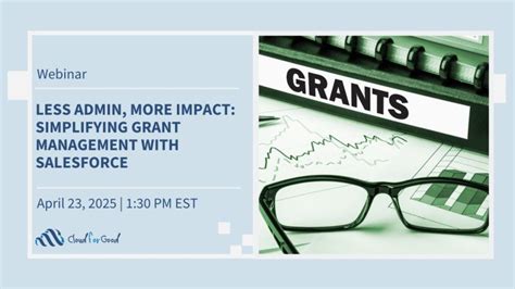 Nonprofitcloud Grantmanagement Salesforce Cloud For Good