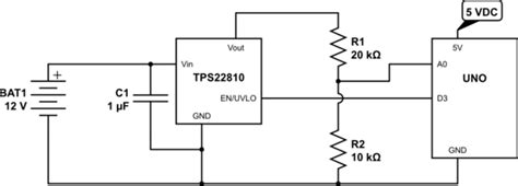 Analogread What Is The Most Efficient Voltage Divider For Arduino Arduino Stack Exchange