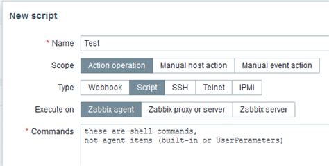 Unsupported Item Key When Using Userparameter On Scripts As Action