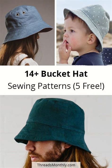 Bucket Hat Sewing Patterns 5 Free Printable PDF Templates DIY
