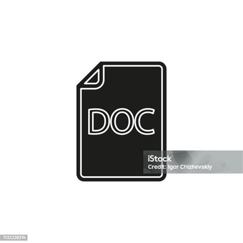 Doc 문서 아이콘 다운로드벡터 파일 형식 기호 0명에 대한 스톡 벡터 아트 및 기타 이미지 0명 라벨 문서 Istock