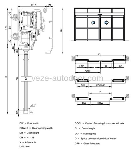 Automatic Sliding Door Government Project From China Manufacturer Ningbo VEZE Automatic Door