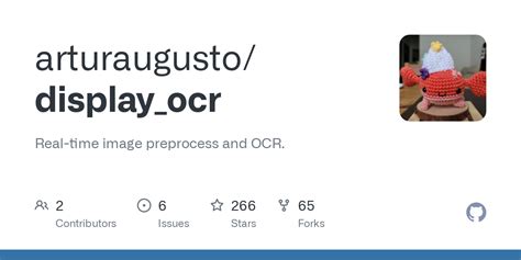 Github Arturaugusto Display Ocr Real Time Image Preprocess And Ocr