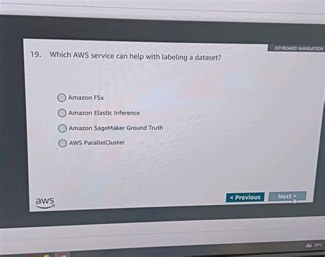 KEYBOARD NAVIGATION Which AWS Service Can StudyX