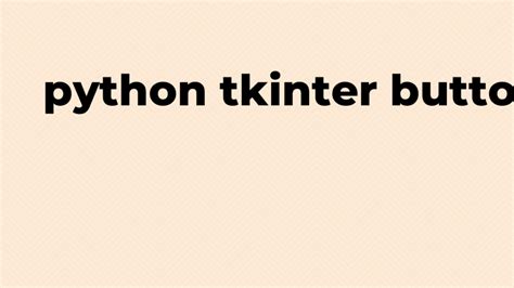 Solved Tkinter Button Click Show Label Event In Python Sourcetrail