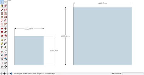 Tutorial Menggunakan Tool Skala Di Sketchup Belajar Sketchup Kumpulan