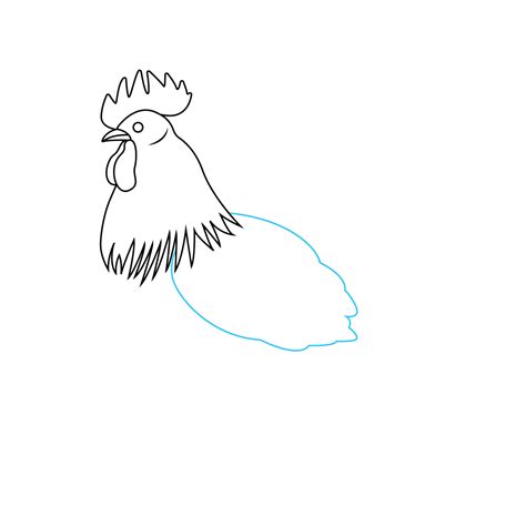 How To Draw A Chicken Step By Step
