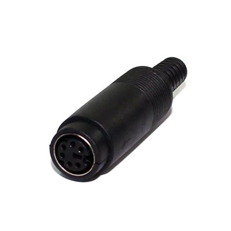 Conector Mini Din Fêmea 6 Vias Eletropeças