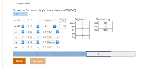 Solved Jump To Level Convert The C To Assembly Y S Base Chegg