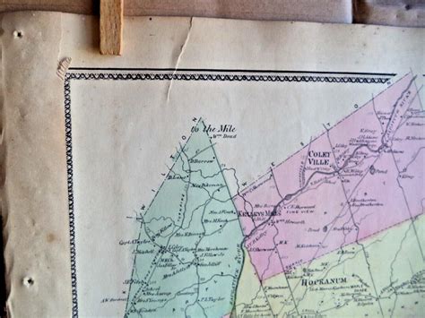 Vintage 1867 Beers Map Westport Ct Actual 1867 Page Size About 145 By