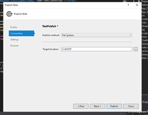 How To Publish Web Api Visual Studio