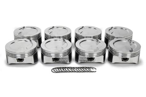 Icon Pistons Ls 6062l Dish Forged Piston Set 4000 Bore Ic553cstd