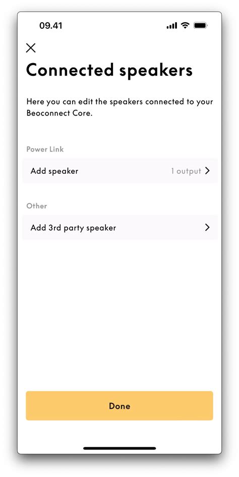 How Do I Set Up Speaker Connections On Beoconnect Core Bang And Olufsen Support
