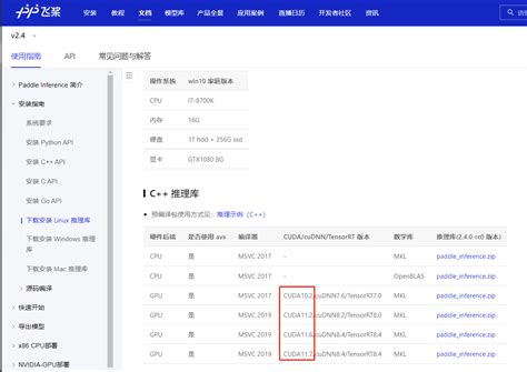 推断库是否有支持CUDA 的版本 Issue PaddlePaddle Paddle GitHub