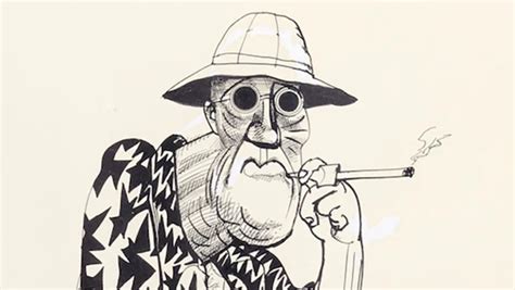 Artist Ralph Steadman Highlights Hunter S Thompsons Maddest Moments In Ride The Thunder