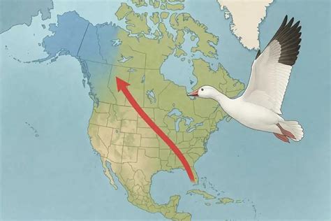 Where Is The Snow Goose Migration Right Now Map In Usa