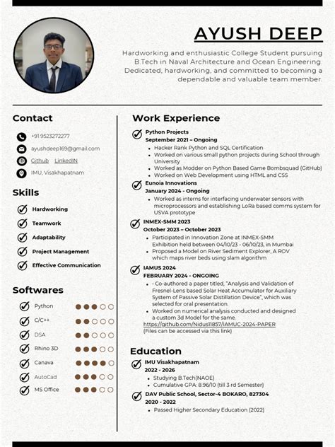 Resume Ayush Deep Pdf Computing