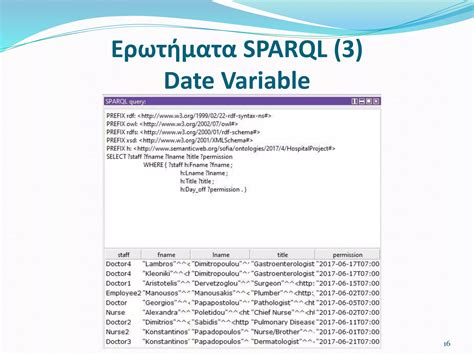 Modeling Hospital Information System With Owl And Quering With Sparql