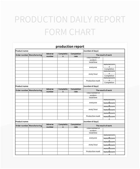 Free Daily Report Form Templates For Google Sheets And Microsoft Excel Slidesdocs