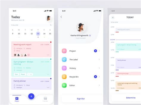 50 Best Schedule App Ui Design Examples Bashooka App Interface Design App Ui Design