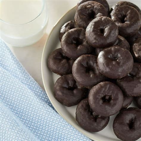 Mini Chocolate Doughnuts