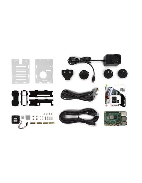 Kit De Démarrage Avec Raspberry Pi® 4 4 Go Avec Boîtier De