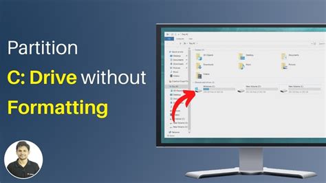 How To Partition C Drive In Windows 10 Without Formatting Youtube