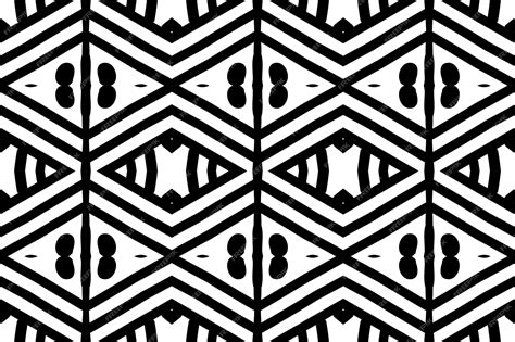 Simple Background With Seamless Pattern Premium Vector