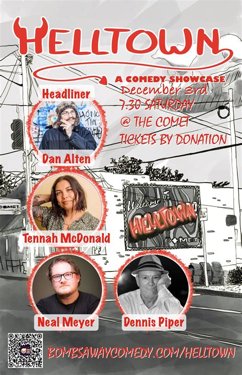 Comedian Dan Alten Coming To The Comet This Saturday At 730 For A Nice