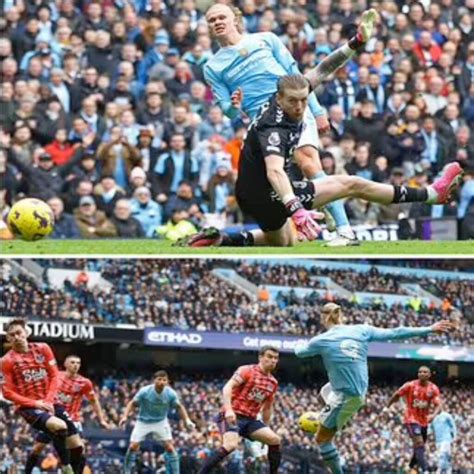 ဇာတ်သိမ်းနီးလာတော့ မင်းသားတွေ ပြန်လာပါပြီ။ မန်စီးတီးတို့ အဲဗာတန်ကို ဂိုးပြတ် သမရင်း ဇယားထိပ် တက