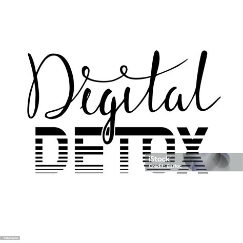 디지털 해독입니다 벡터 손 그려진 흰색 바탕에 그림 문자입니다 격리 포스터 카드 디지털 생성 이미지에 대한 스톡 벡터 아트 및