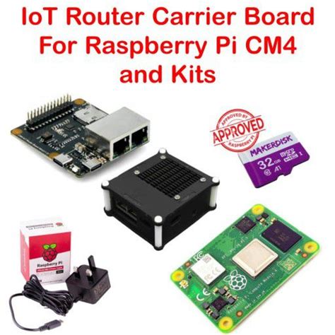 Iot Router Carrier Board Mini For Raspberry Pi Cm4 And Kits