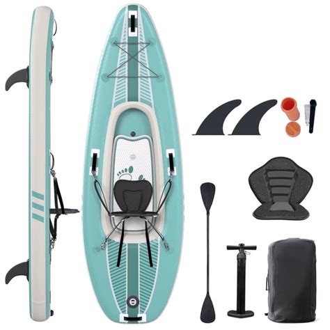 Danrelax 1 Person Inflatable Kayak For Adults Drop Stitch Floor