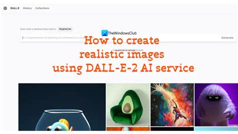 how to create realistic images using dall e ai service