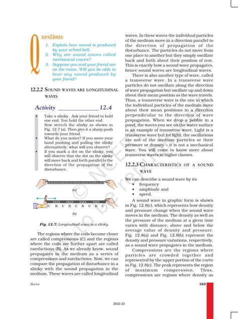 Ncert Book For Class 9 Science Chapter 12 Sound