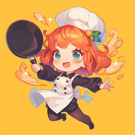 Angry Chibi Chef Girl Poster Images Free Download On Freepik