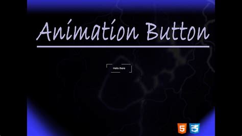 Svg Button Animation Using Html Andcss Youtube