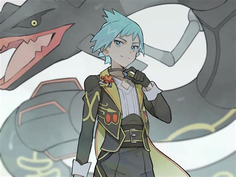 Steven Stone Rayquaza And Steven Stone Pokemon And More Drawn By Rata M Danbooru