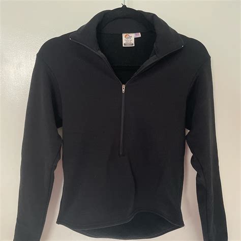 Lowe Alpine Half Zip Jacket Black Comfy Half Zipper Depop
