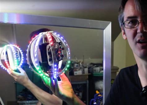 diy gyroscopically controlled rgb led ball geeky gadgets