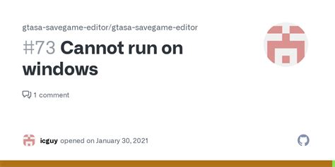 Cannot Run On Windows Issue Gtasa Savegame Editor Gtasa Savegame Editor Github