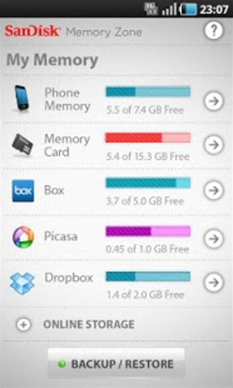 SanDisk Memory Zone For Android Download