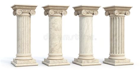 Four Stone Ionic Columns Architectural Pillar Stock Illustration Illustration Of Exterior Four Stone Ionic Columns Architectural Pillar Stock Illustration Illustration Of Exterior